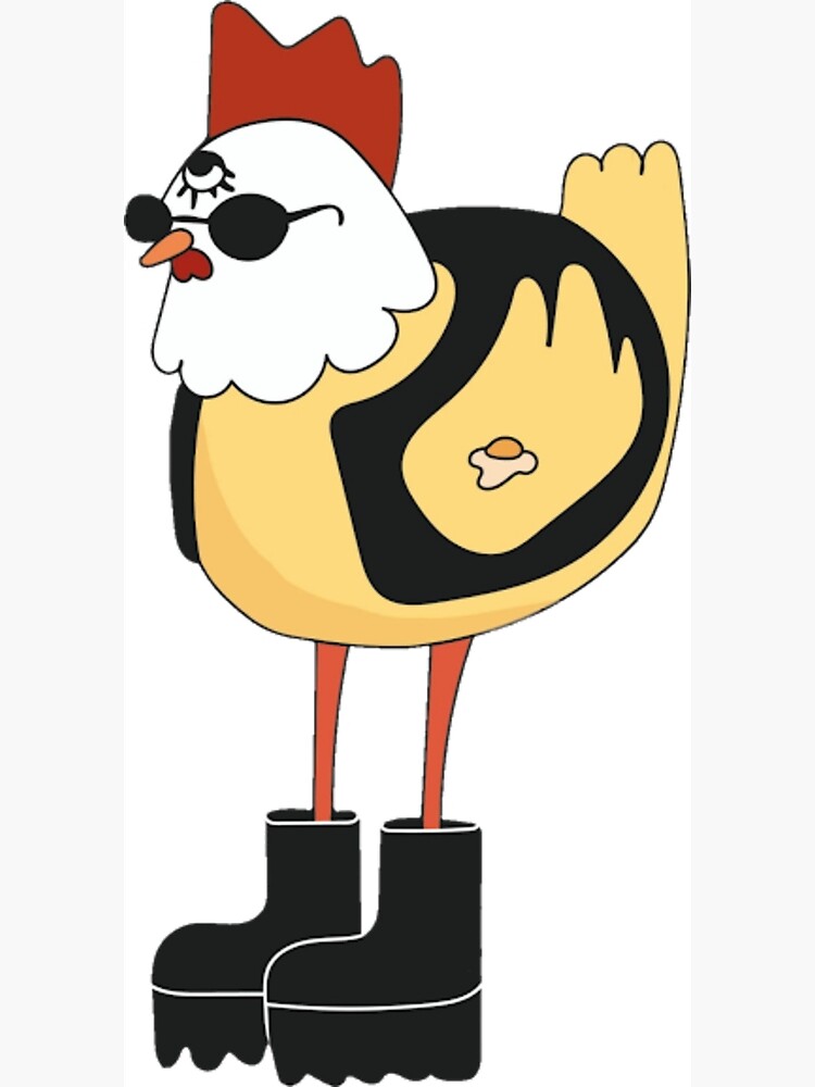 "Cool punk chicken" Canvas Print for Sale by iarasosan | Redbubble