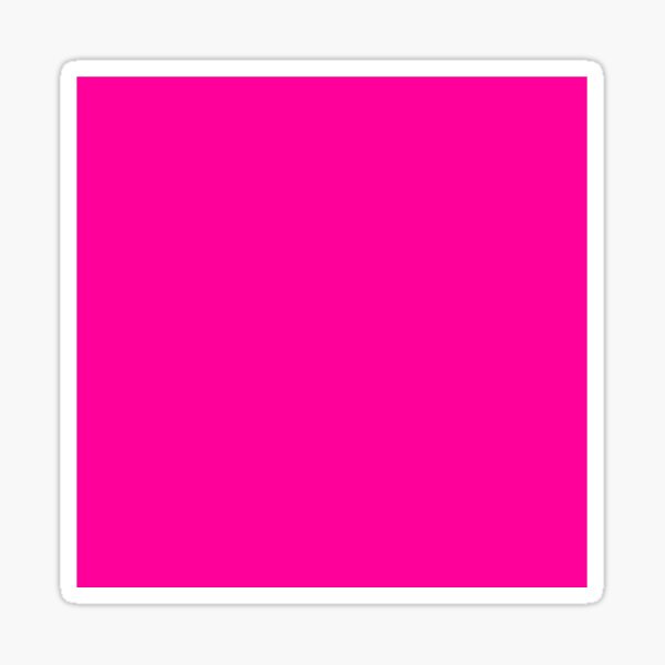 "Neon pink color" Sticker by graphicnology | Redbubble
