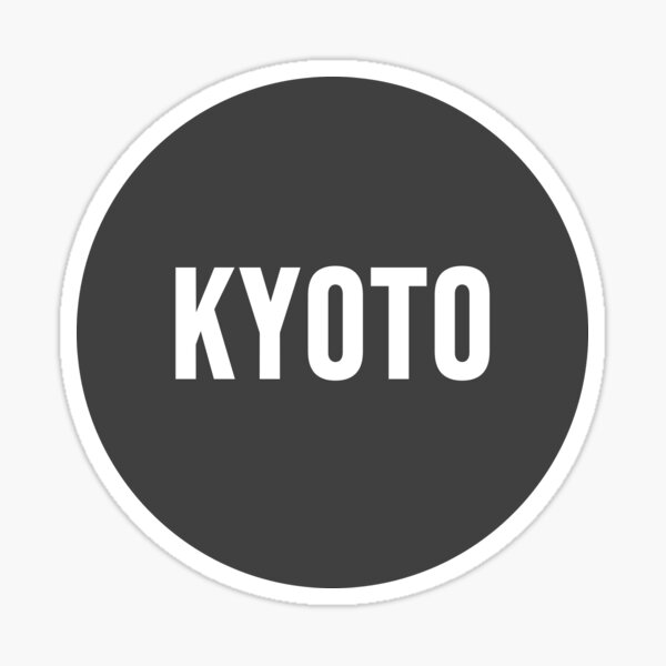 "Kyoto" Sticker by Skybluh | Redbubble