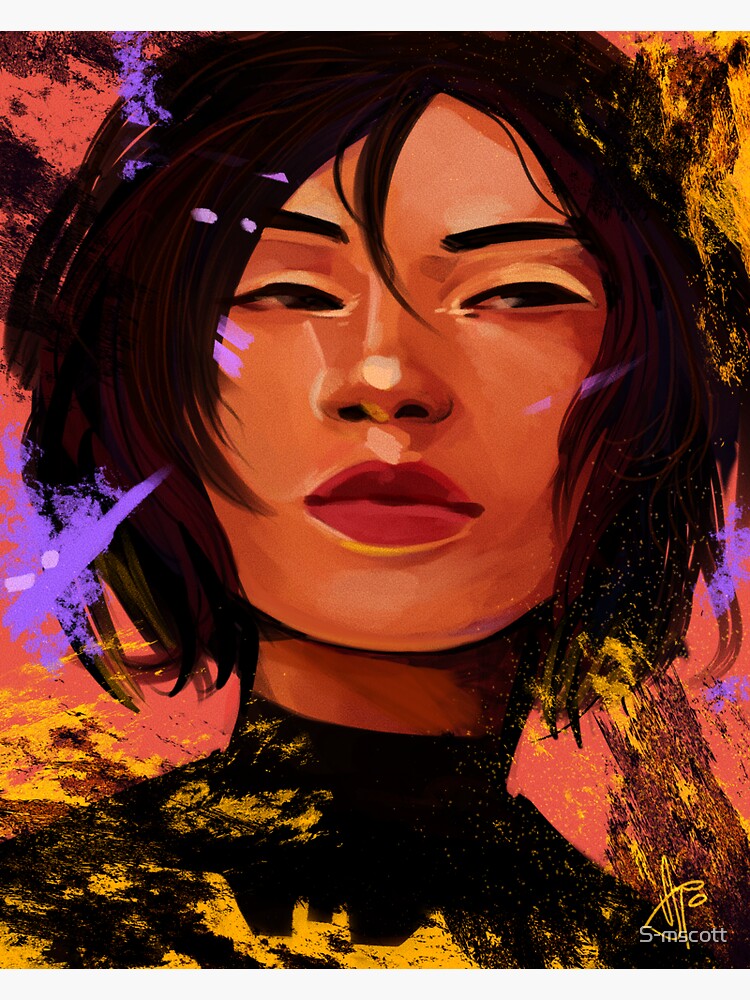 "Cass Cain" Sticker by S-mscott | Redbubble