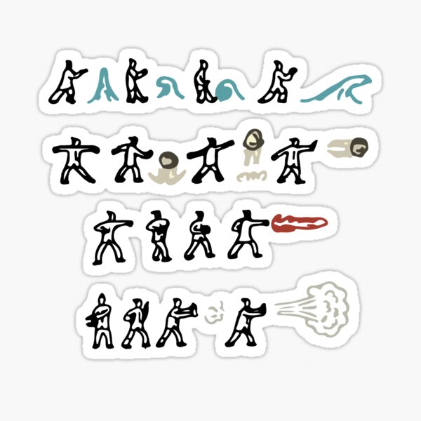 "Bending Pack" Sticker for Sale by Shiori27 | Redbubble