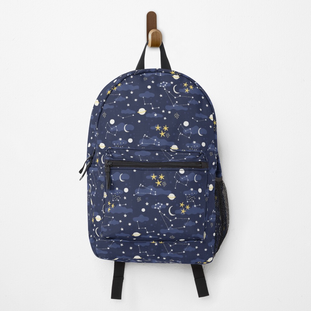 "Galaxy - cosmos, moon and stars. Astronomy pattern. Cute cartoon ...