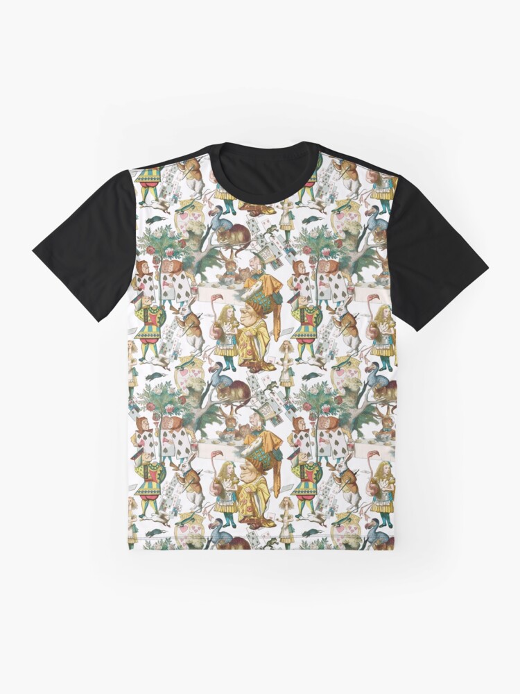 "Vintage Alice in Wonderland Repeating Pattern" T-shirt for Sale by ...