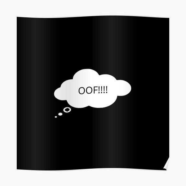 "Oof stone meme rock design" Poster by AmjadMA5 | Redbubble