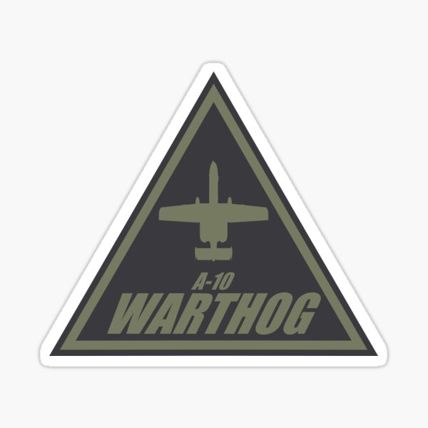 "A-10 Warthog" Sticker for Sale by StrongVlad | Redbubble