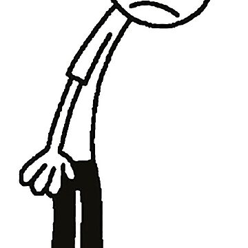 "Rodrick Heffley" Sticker for Sale by Nephilim101 | Redbubble