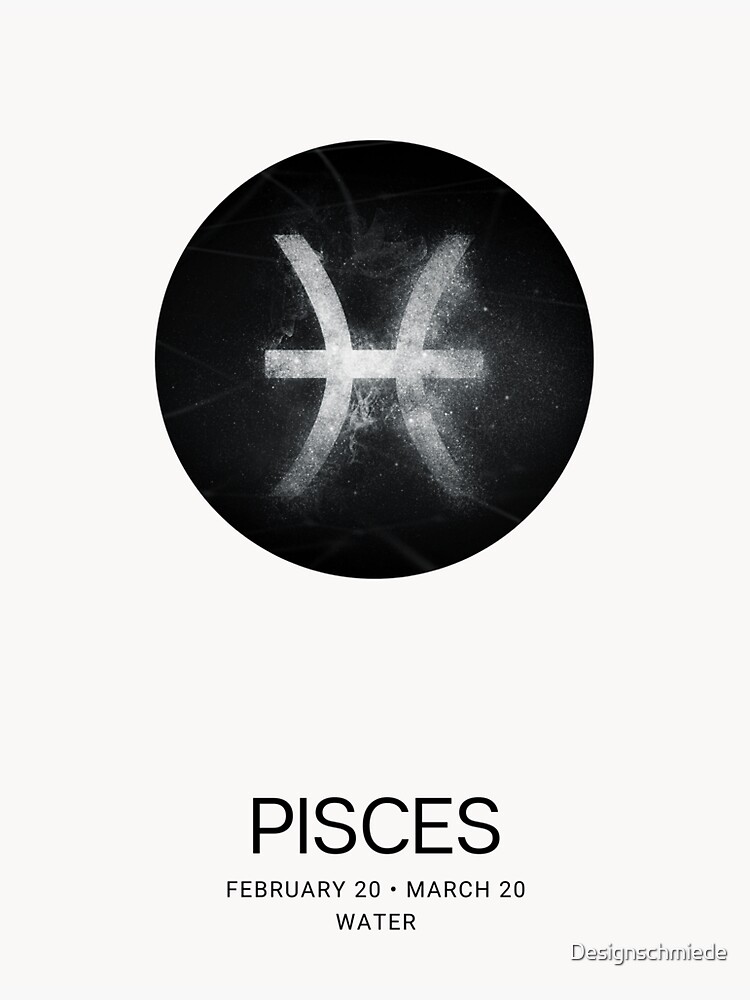 "Pisces (fish) | star sign" Sticker by Designschmiede | Redbubble