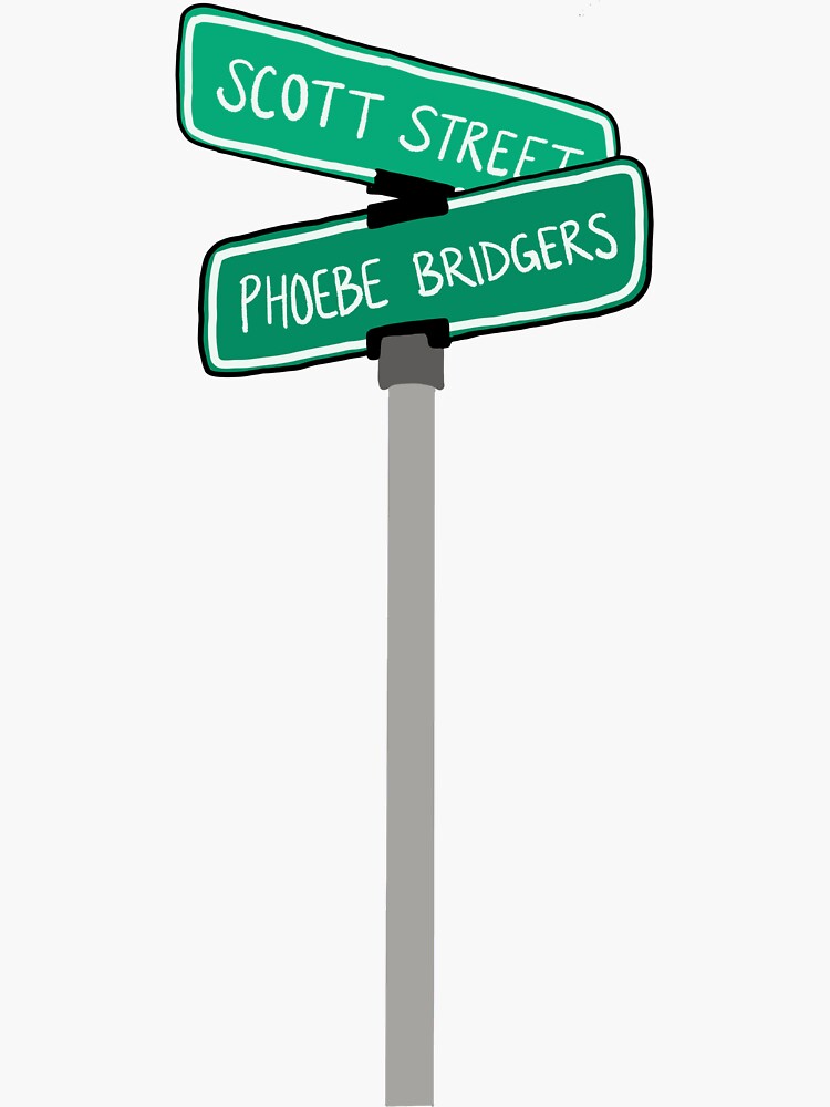 "scott street by phoebe bridgers" Sticker for Sale by carolynhallock ...