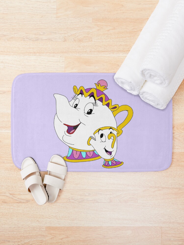 Mrs Potts and Chip Disney Bath Mat, Disney Decor sold by Illegal ...