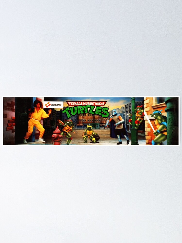 "TMNT Arcade" Poster by RogerMooze | Redbubble