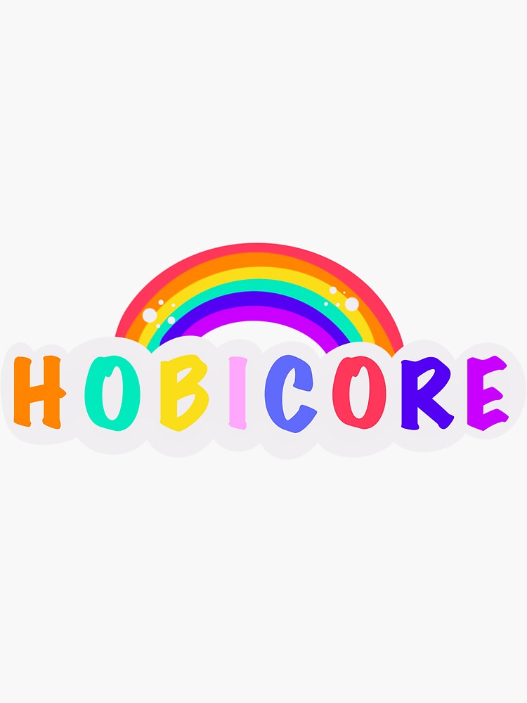 "Hobicore Aesthetic" Sticker by Typical-tay | Redbubble