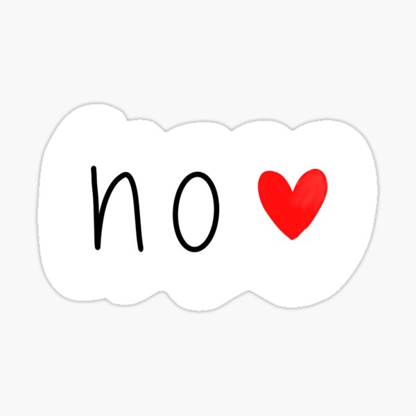 "No sticker " Sticker for Sale by Izzymunby | Redbubble