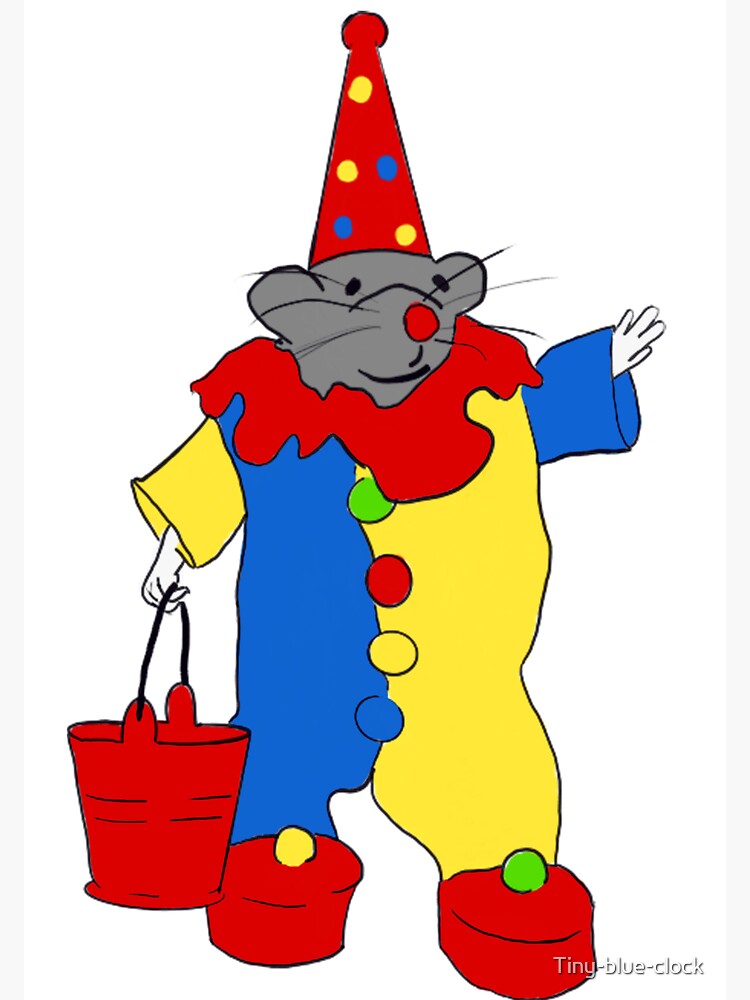 "Clown Rat" Sticker for Sale by Tiny-blue-clock | Redbubble