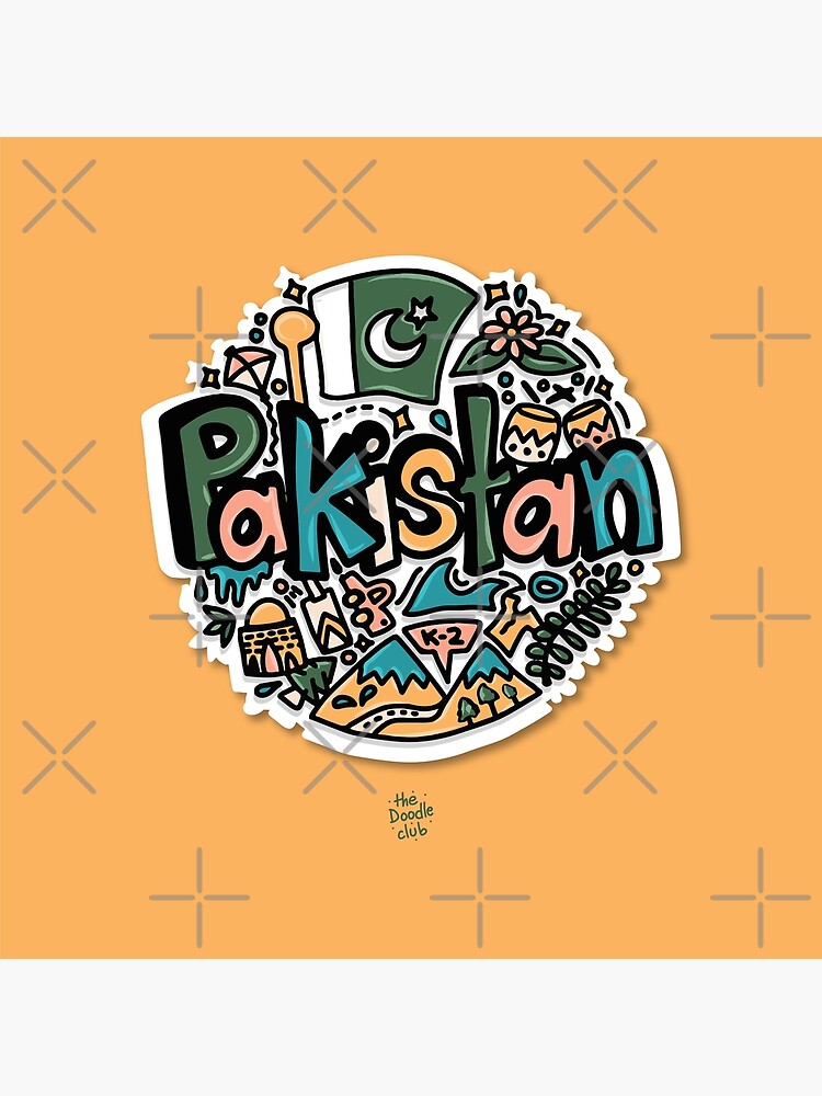 "Pakistan Doodle Art" Poster for Sale by thedoodleclub- | Redbubble