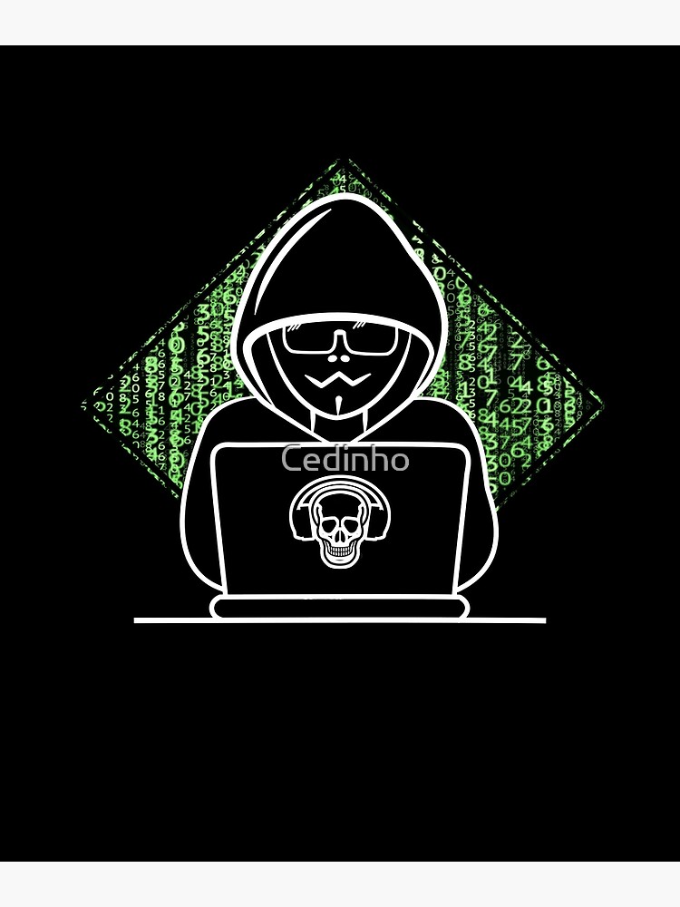 Computer Hacker Coding Phyton For Tech Programmer And Coder Poster 1091
