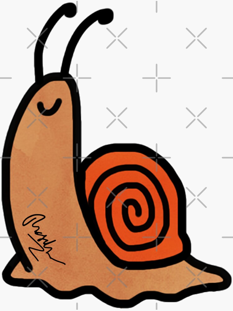 "Snail Doodle" Sticker for Sale by tdoodles | Redbubble