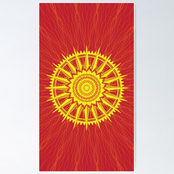 "Chakra with Agni - Symbol of Energy and Purity" Poster for Sale by ...