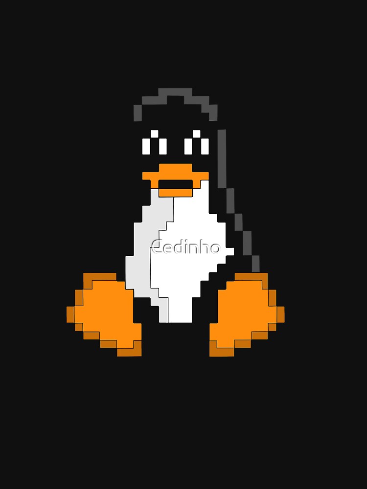 "Linux Tux in Pixel Art for Sysadmins and Hackers" Lightweight ...