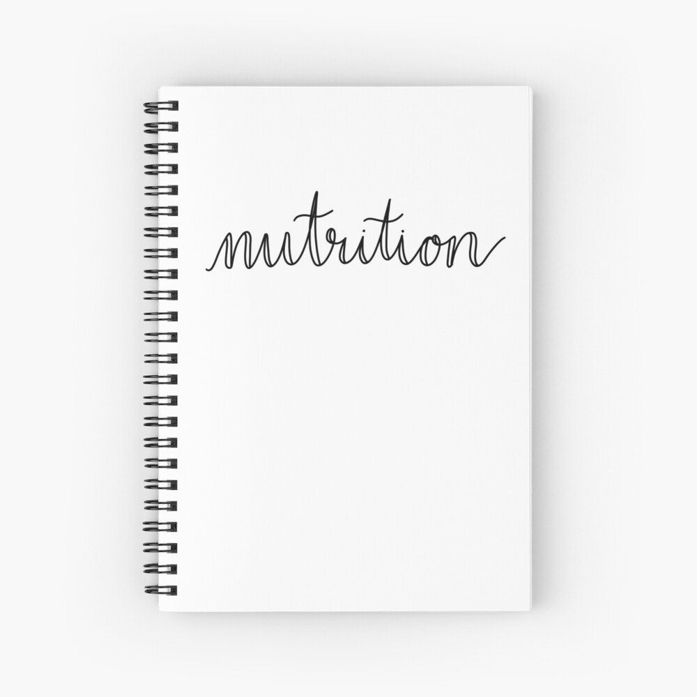 "Nutrition Class Cursive Label" Sticker for Sale by breannehope | Redbubble