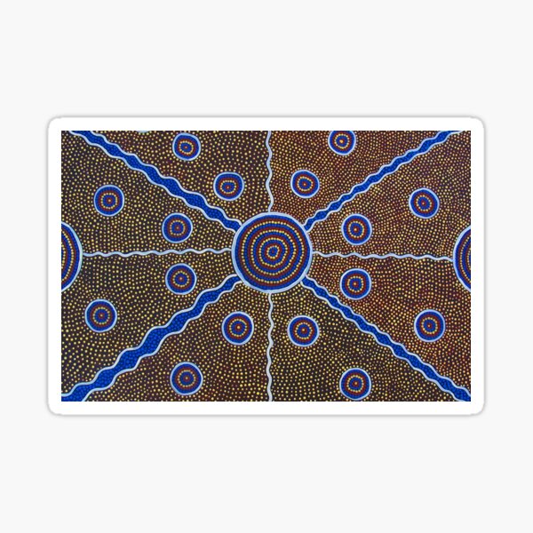 "Aboriginal Art" Sticker by REApparelCo | Redbubble