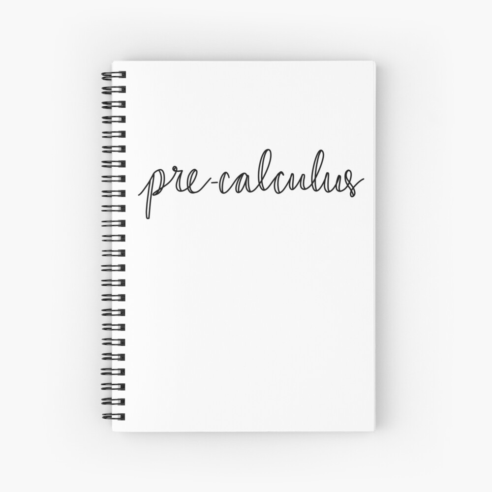"Pre-Calculus Class Cursive Label" Sticker for Sale by breannehope ...