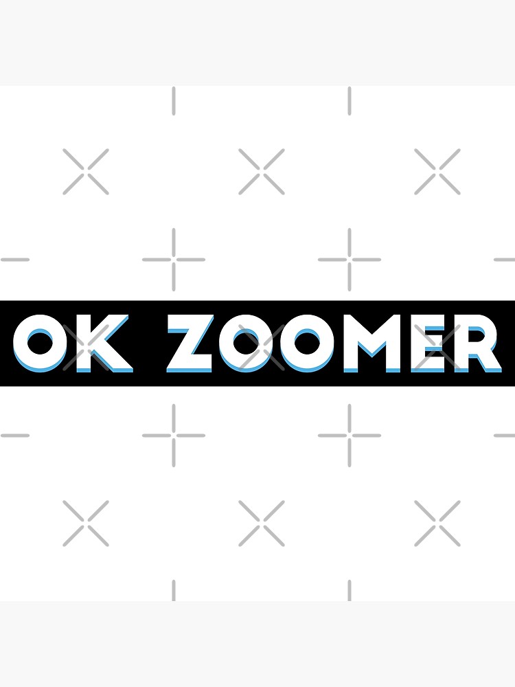 OK ZOOMER Meme Text Premium Matte Vertical Poster