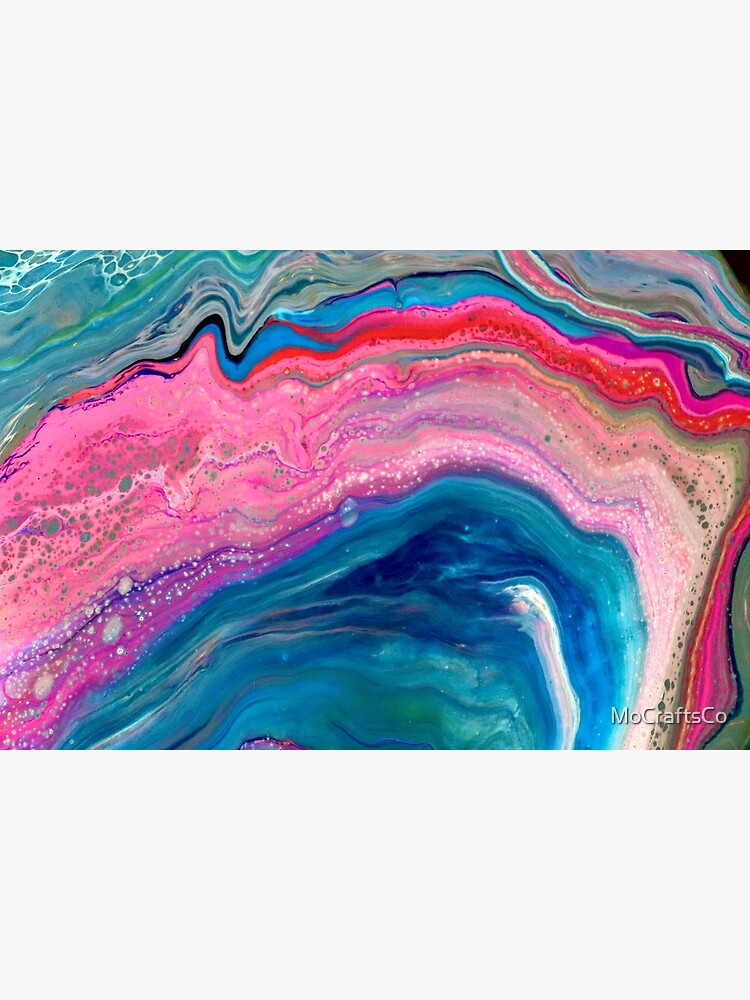 Galaxy Agate” Acrylic Pour " Art Print for Sale by MoCraftsCo | Redbubble