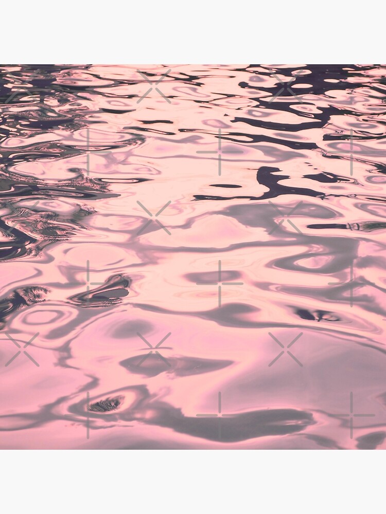 "Pink ripple" Poster by Moni3572 | Redbubble