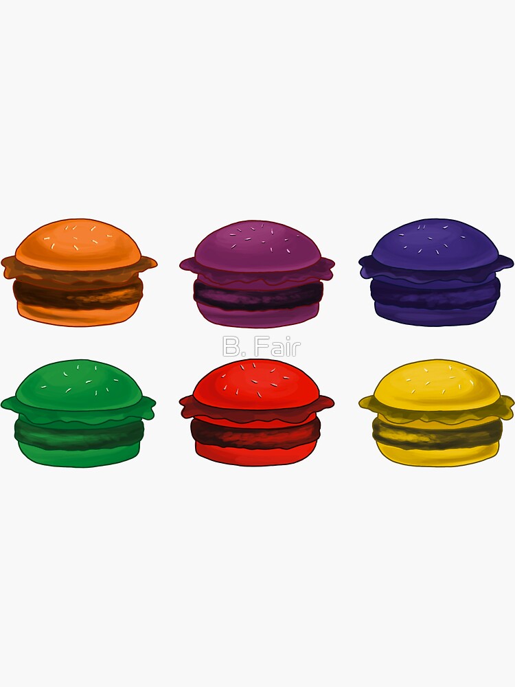 "Pretty Patties!" Sticker for Sale by BreesKnees | Redbubble