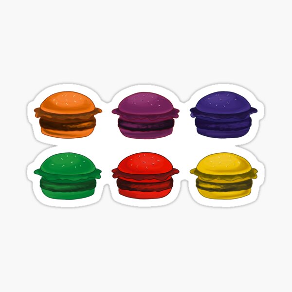 "Pretty Patties!" Sticker for Sale by BreesKnees | Redbubble