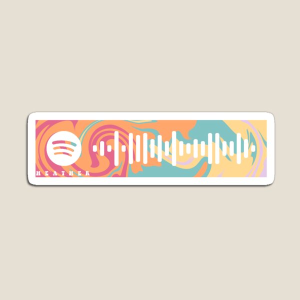 Heather Conan Gray Spotify Scan Code Magnets | Redbubble