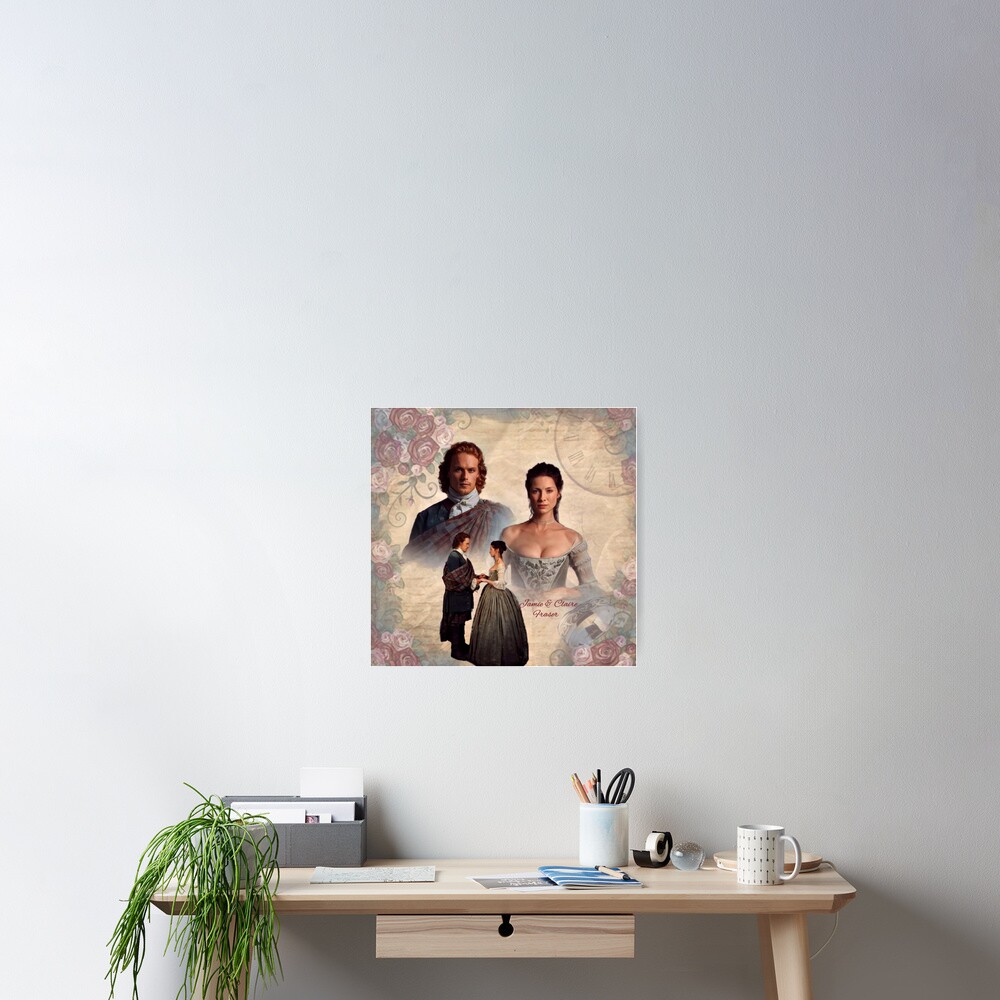 "Jamie and Claire Fraser/Outlander Wedding" Poster for Sale by ...