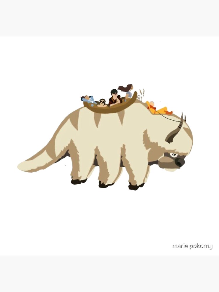 "appa (avatar the last airbender)" Poster by mariepokorny | Redbubble