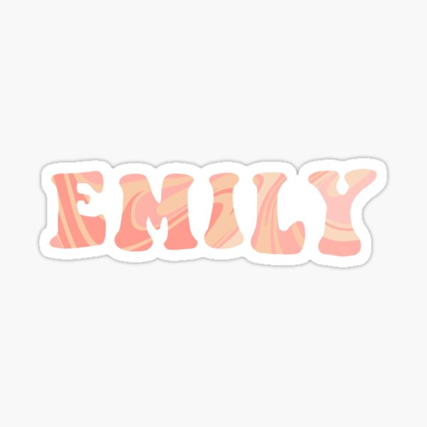 "Emily Sticker" Sticker for Sale by hacetalor | Redbubble