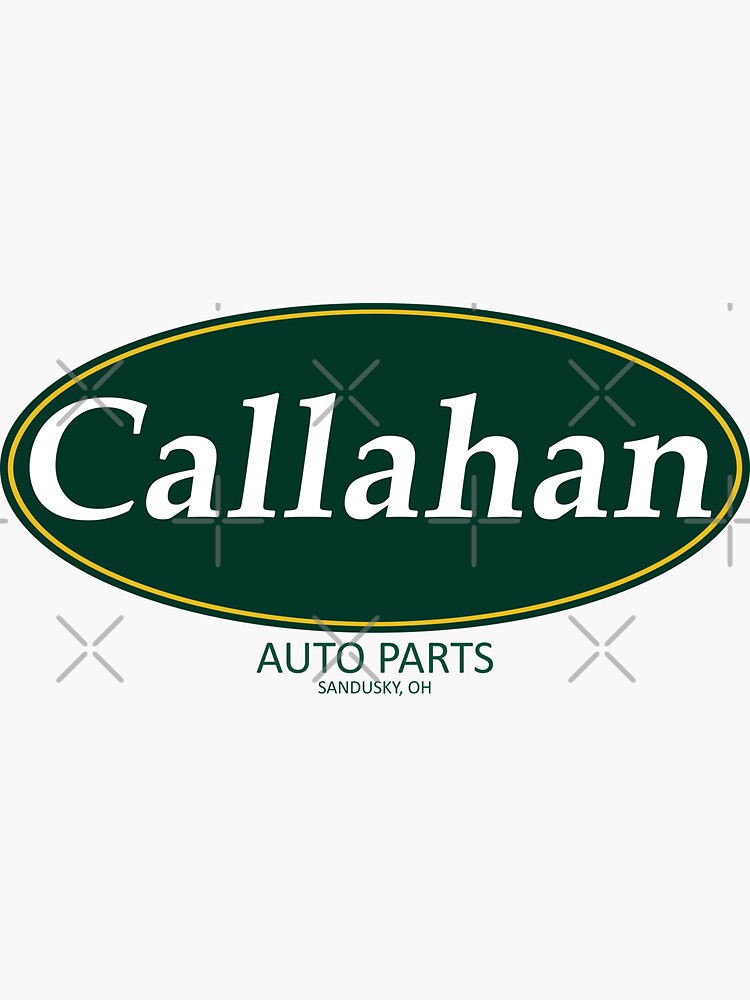 "Callahan Auto Parts" Sticker for Sale by RoufXis | Redbubble