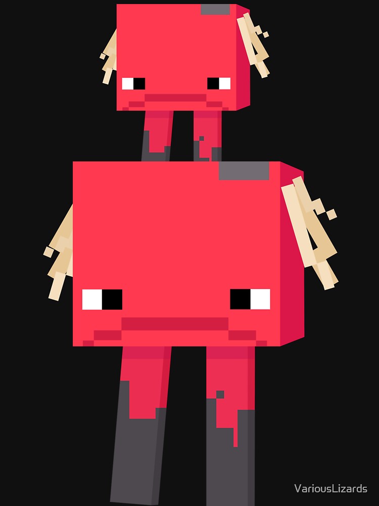 "Minecraft Strider With Baby!!" T-shirt by VariousLizards | Redbubble