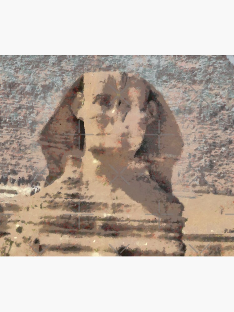 "Mystery of the Great Sphinx" Sticker for Sale by ashishagarwal74 ...