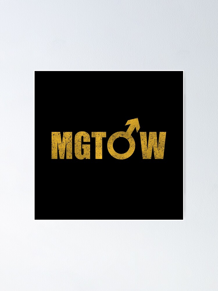 "MGTOW Male Symbol 1" Poster by BrianSmith84 | Redbubble