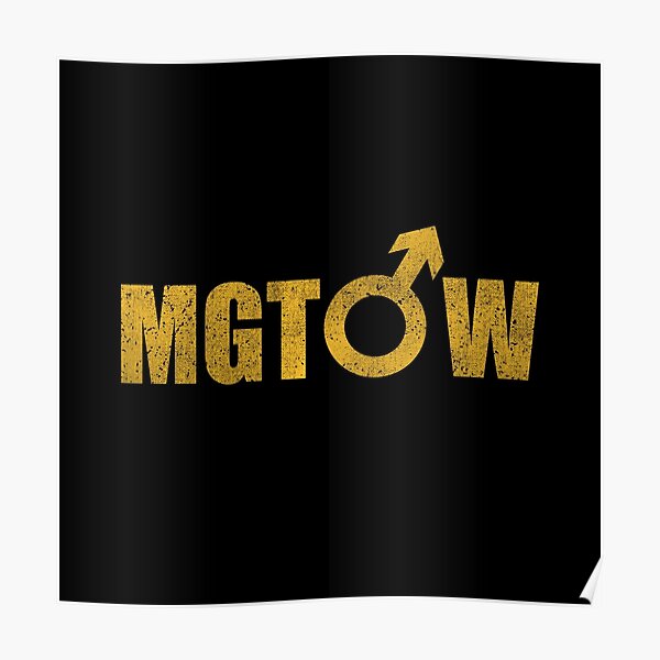 "MGTOW Male Symbol 1" Poster by BrianSmith84 | Redbubble