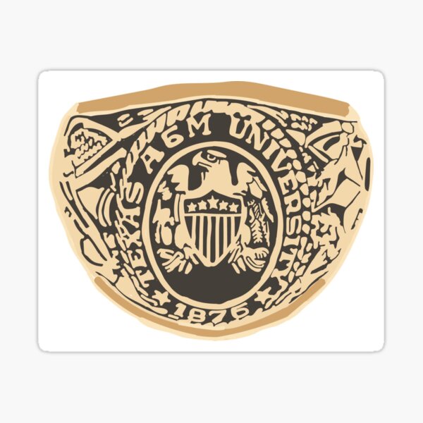 "Aggie Gold" Sticker for Sale by cCaroline35 | Redbubble