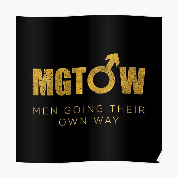Póster «Símbolo masculino MGTOW 2» de BrianSmith84 | Redbubble