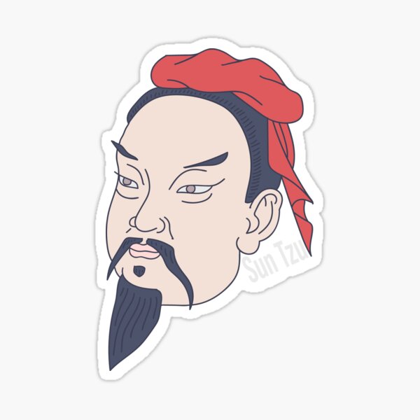 "Sun Tzu - Graphic Text - Han Dynasty" Sticker for Sale by DeWinnes ...