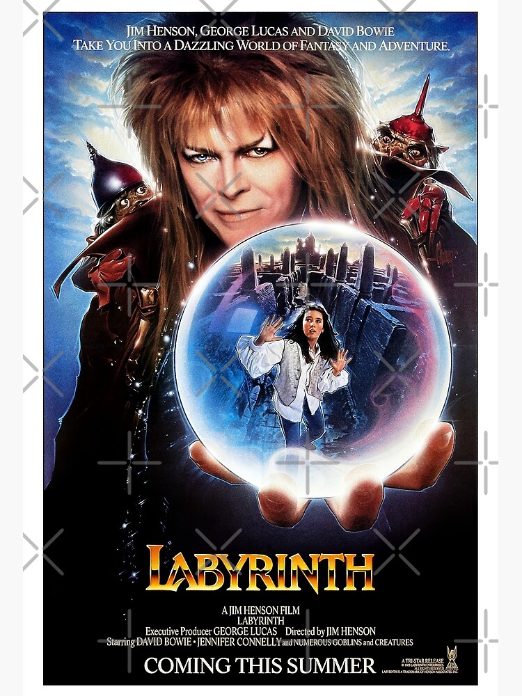 "Labyrinth (1986)" Art Print by postersrestored | Redbubble