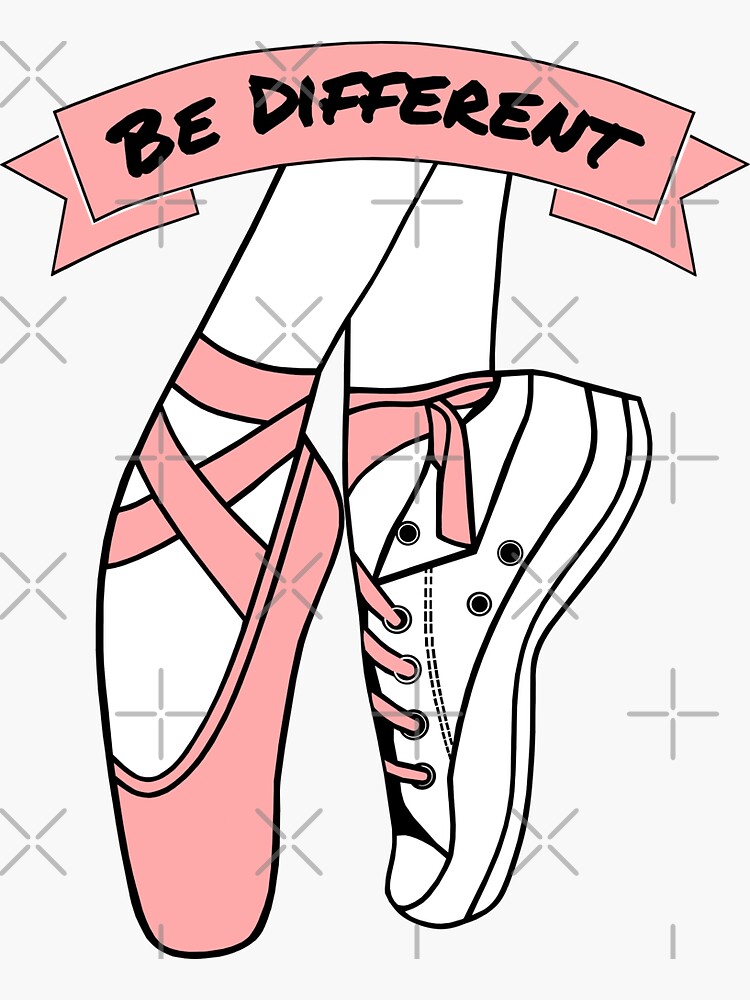 "Pink Ballet Shoes" Sticker for Sale by Trace1234 | Redbubble