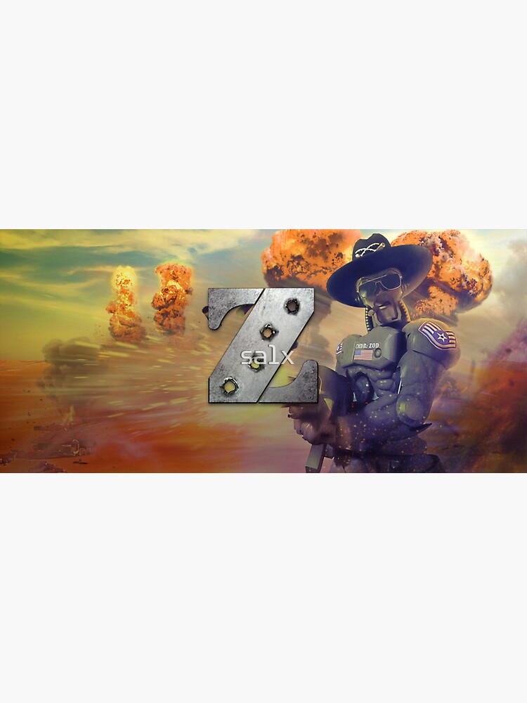 "Z - Commander Zod " Sticker for Sale by sa1x | Redbubble