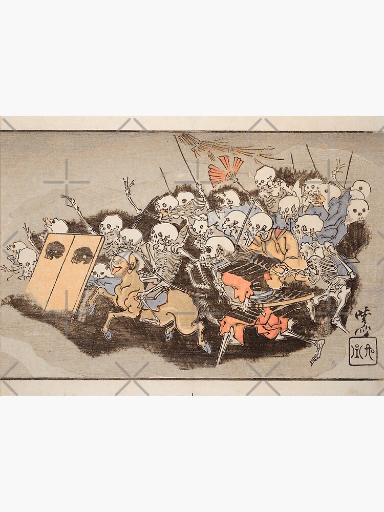 "Japanese Skeleton Soldiers - Traditional Japanese Art - Ukiyo (Ukiyo-e ...