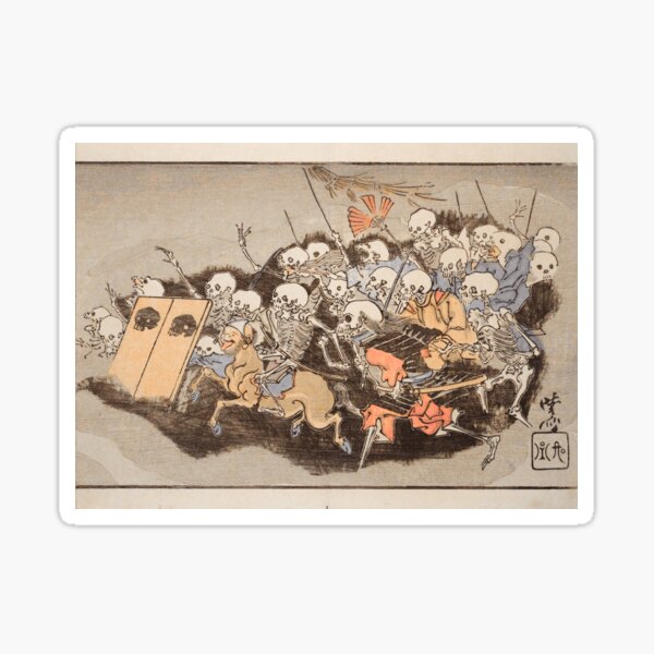 "Japanese Skeleton Soldiers - Traditional Japanese Art - Ukiyo (Ukiyo-e ...