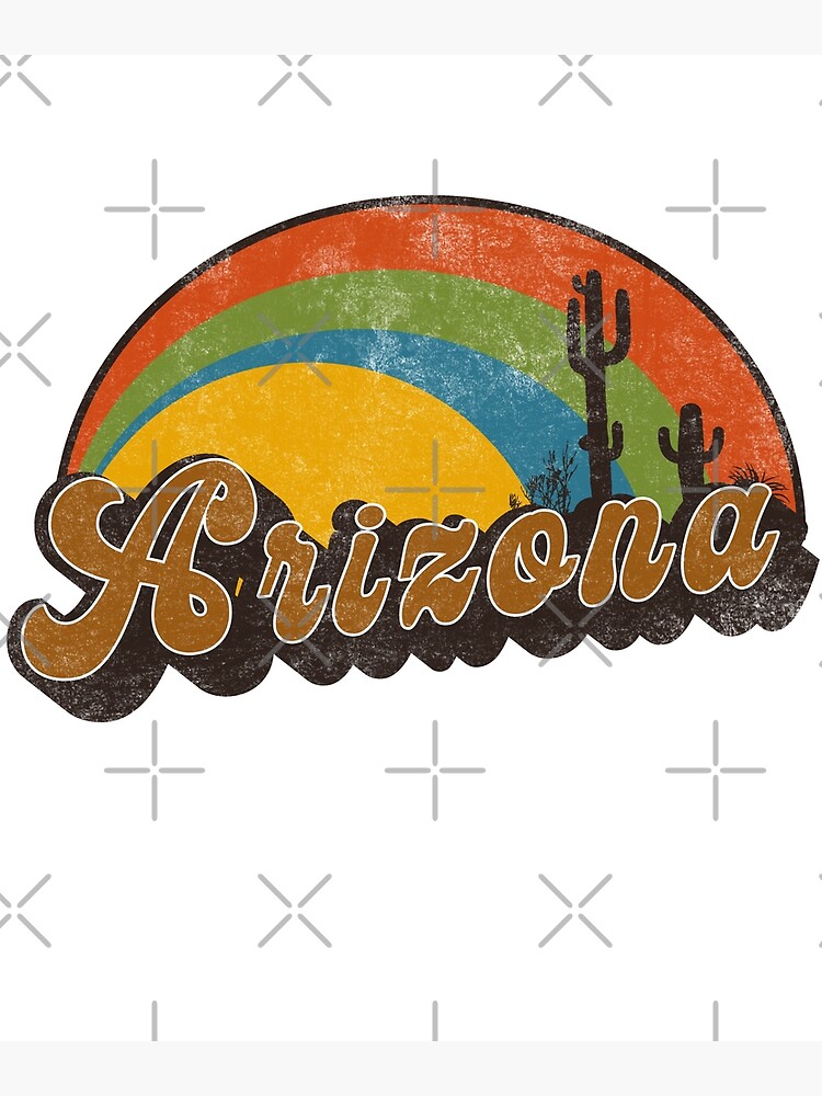 "Arizona Retro USA Vintage State" Poster by SpookshowDesign | Redbubble