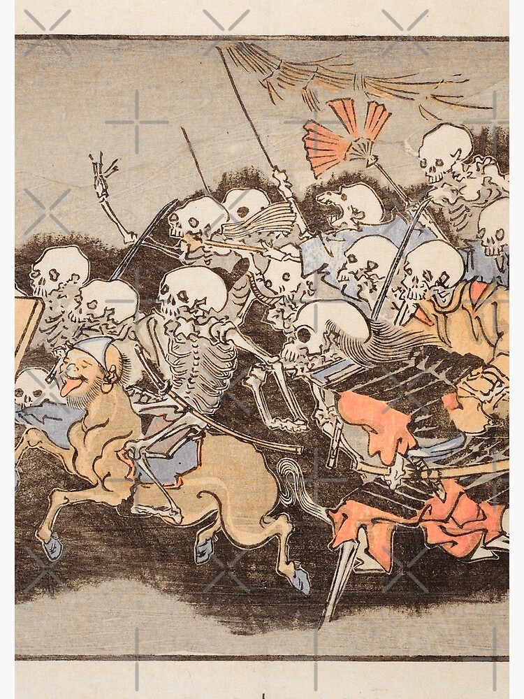 "Japanese Skeleton Soldiers - Traditional Japanese Art - Ukiyo (Ukiyo-e ...