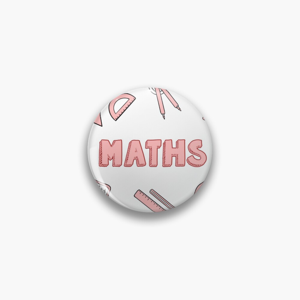 "pink maths school subject sticker pack" Sticker for Sale by ...